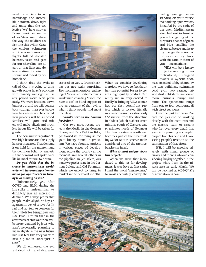The Current State in Israel - Real Estate & Beachfront Living - ASDEN